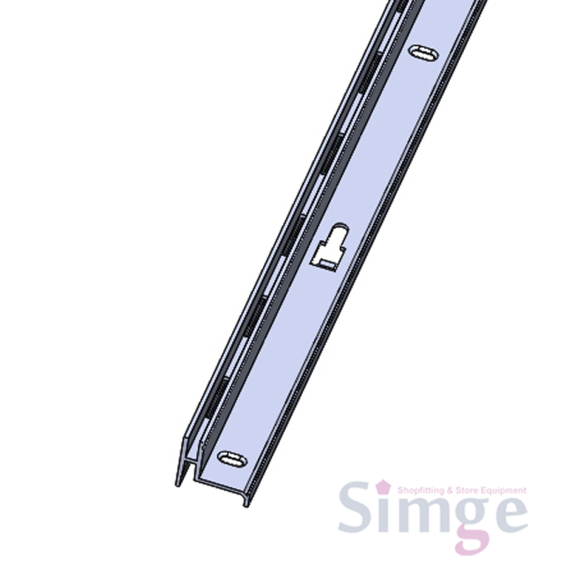 Single Slot Wall Finish Rail