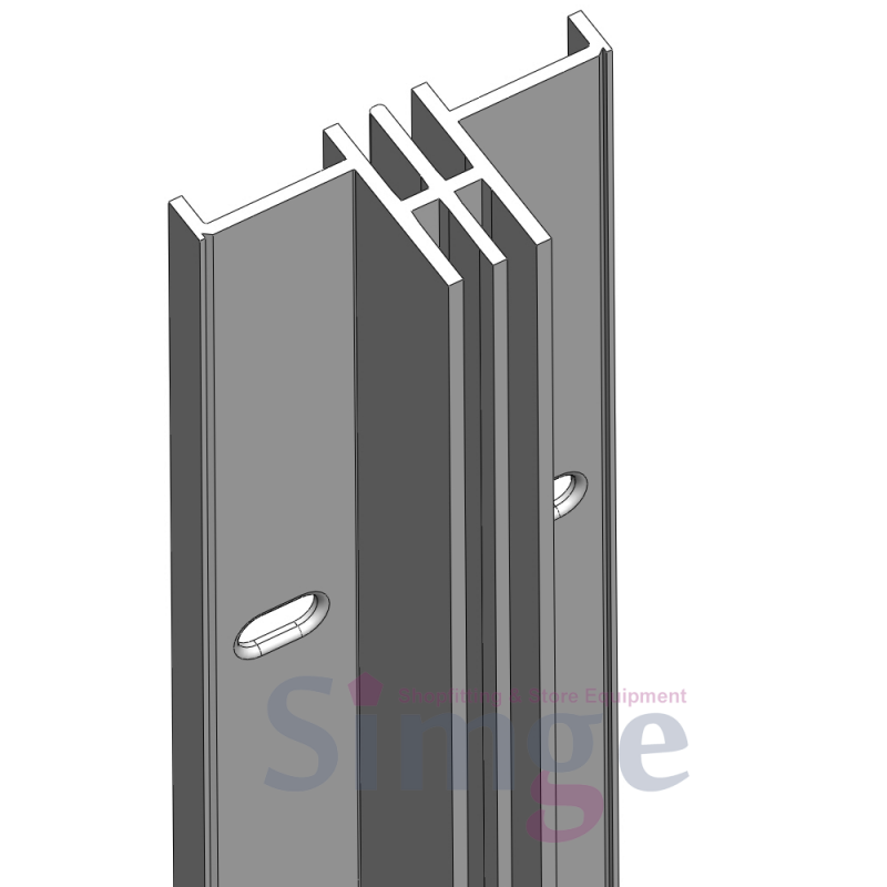 Double Slot Wall Rail