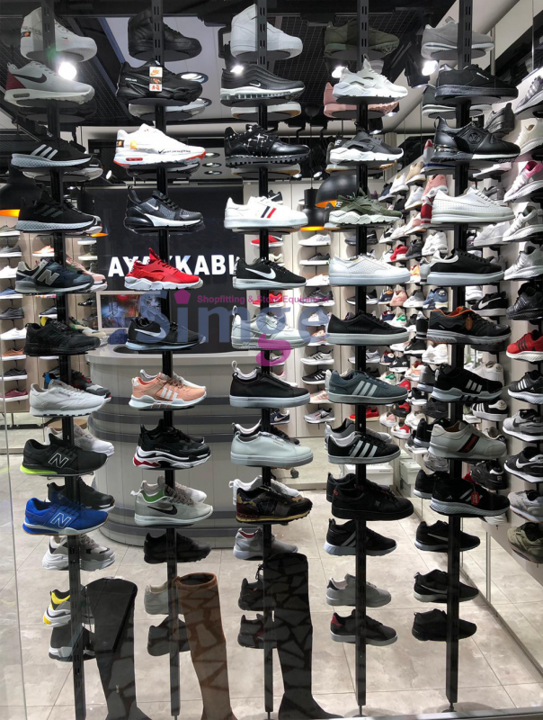 Shoe Store Display Rack Systems